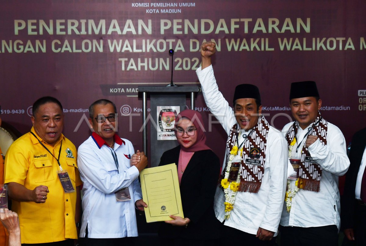 KPU terima pendaftaran bakal calon Wali Kota Madiun | ANTARA Foto
