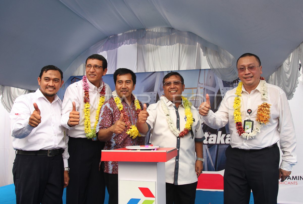 PERESMIAN TERMINAL PELUMAS PERTAMINA | ANTARA Foto