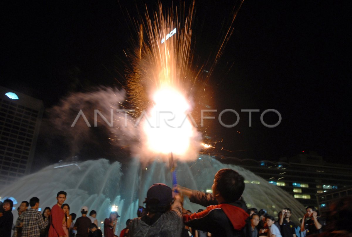 Malam Pergantian Tahun Baru di Jakarta | ANTARA Foto