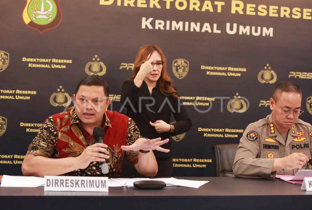 Rilis kasus tindak pidana perdagangan orang di Jakarta | ANTARA Foto