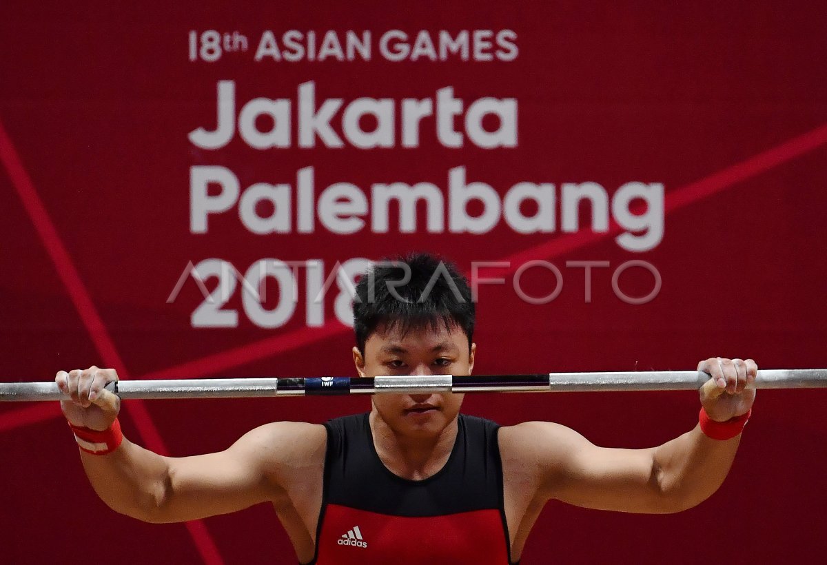 ANGKAT BESI PUTRA 77 KG | ANTARA Foto
