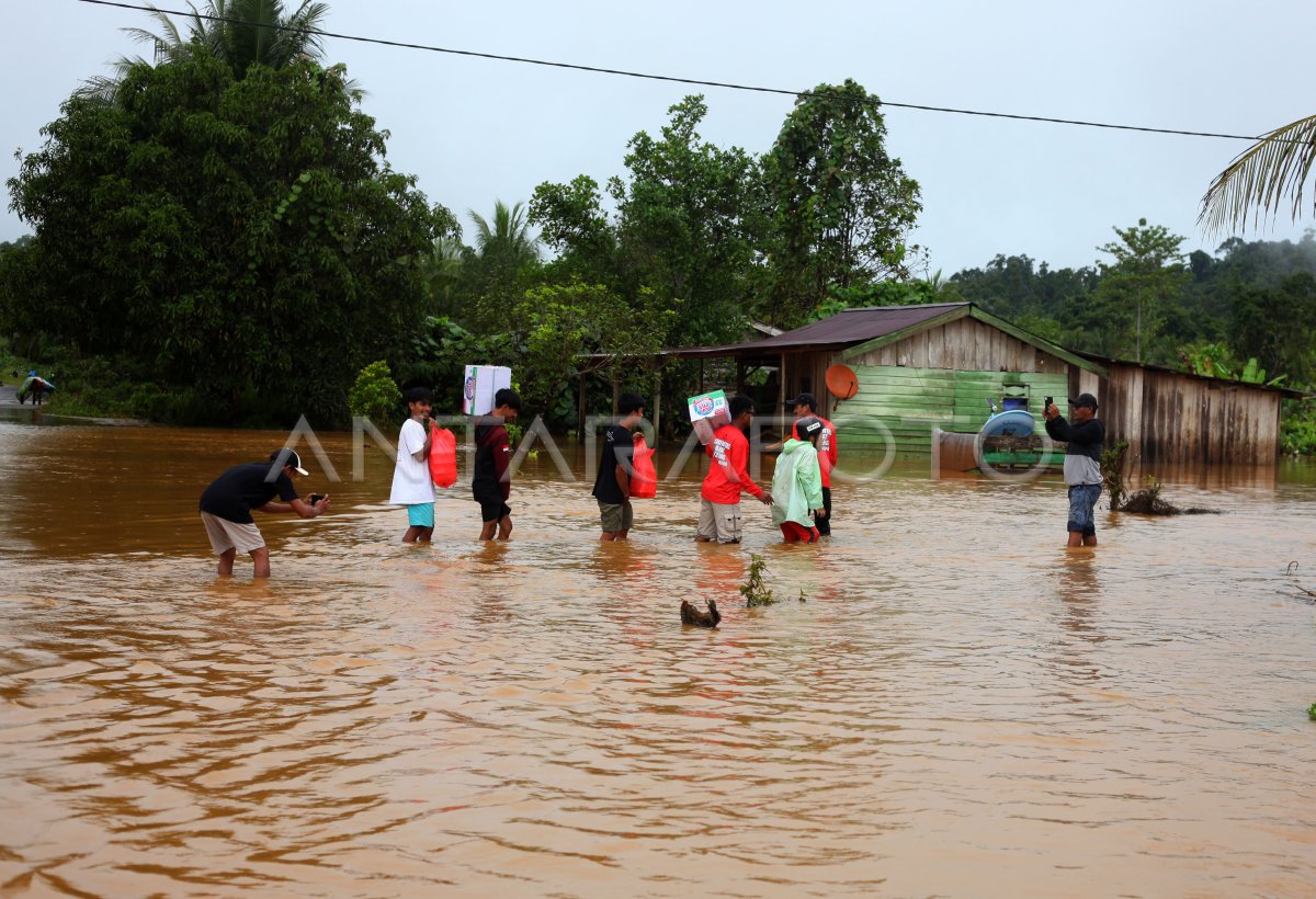 Banjir di Kabupaten Halmahera Tengah | ANTARA Foto