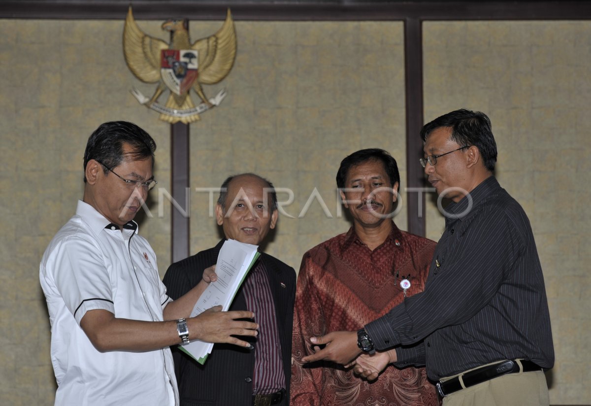 MOU DANA SEA GAMES | ANTARA Foto