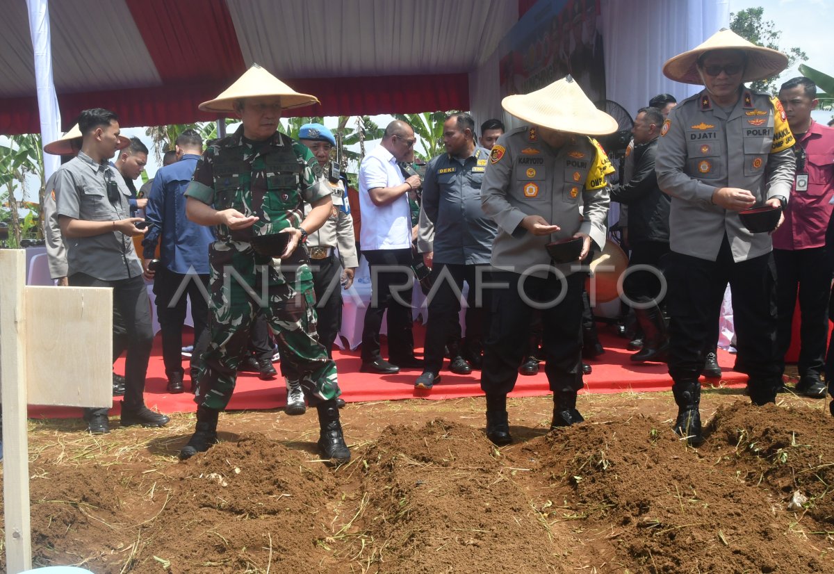 Gugus tugas Polri untuk mendukung ketahanan pangan nasional | ANTARA Foto Gugus tugas Polri untuk mendukung ketahanan pangan nasional | ANTARA Foto