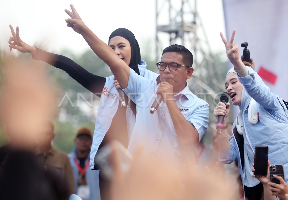 Kampanye Cagub Banten Andra Soni | ANTARA Foto