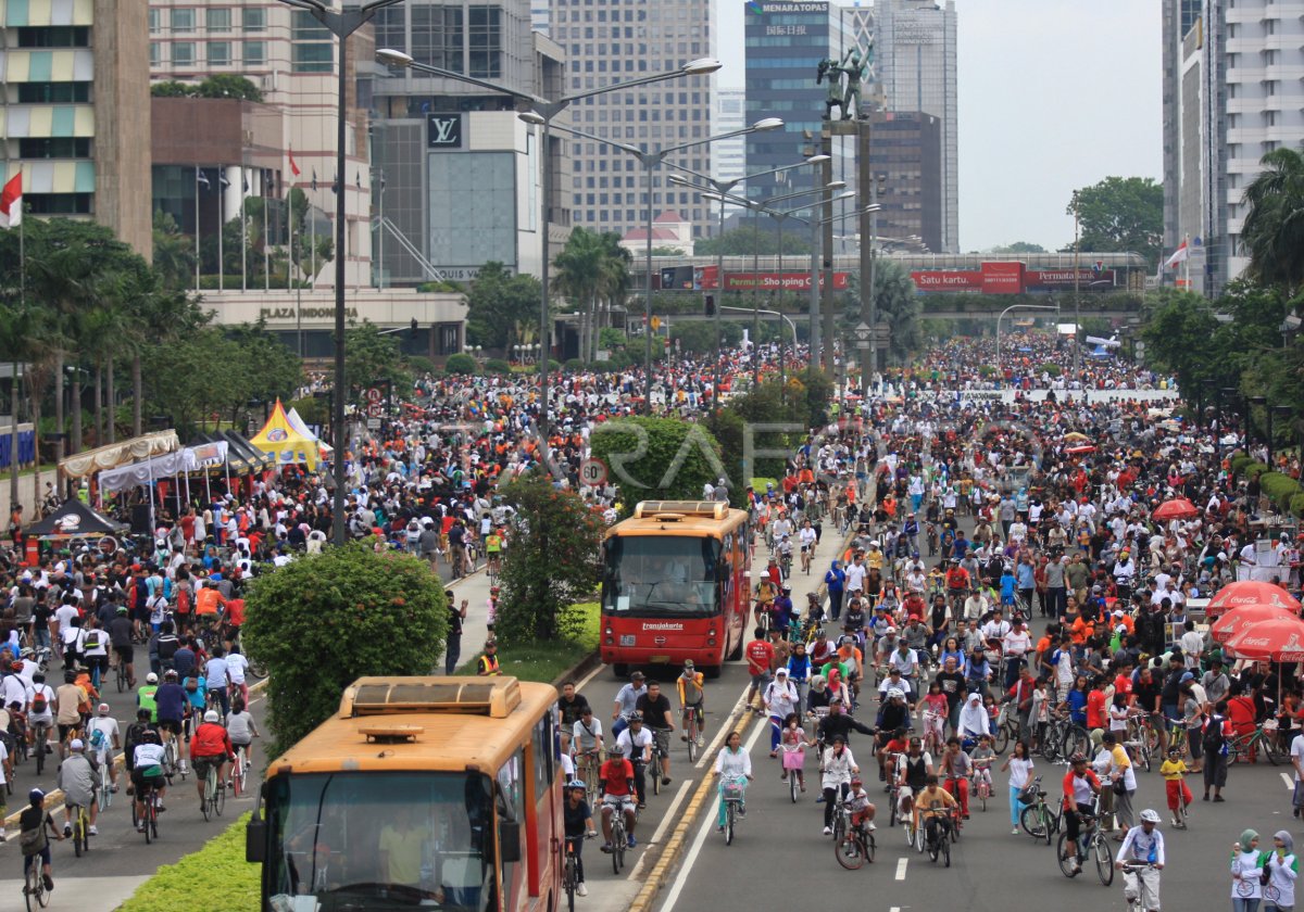 HARI BEBAS KENDARAAN | ANTARA Foto