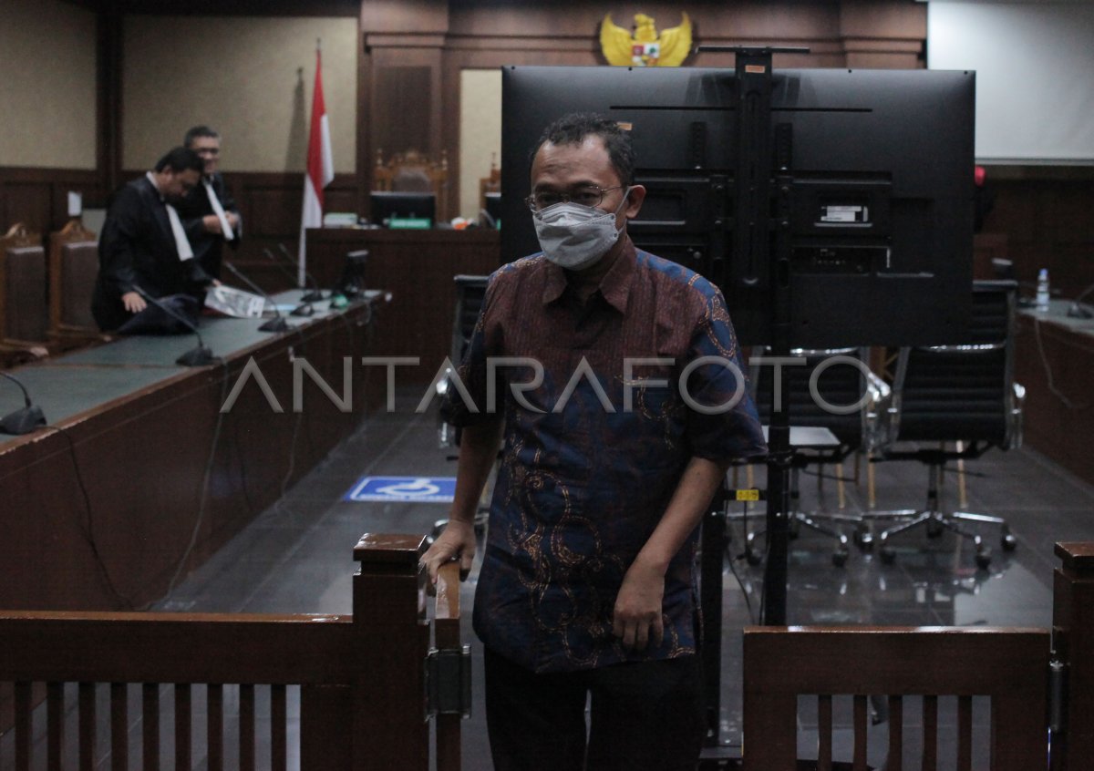 Sidang lanjutan kasus dugaan korupsi anggaran bantuan sosial | ANTARA Foto