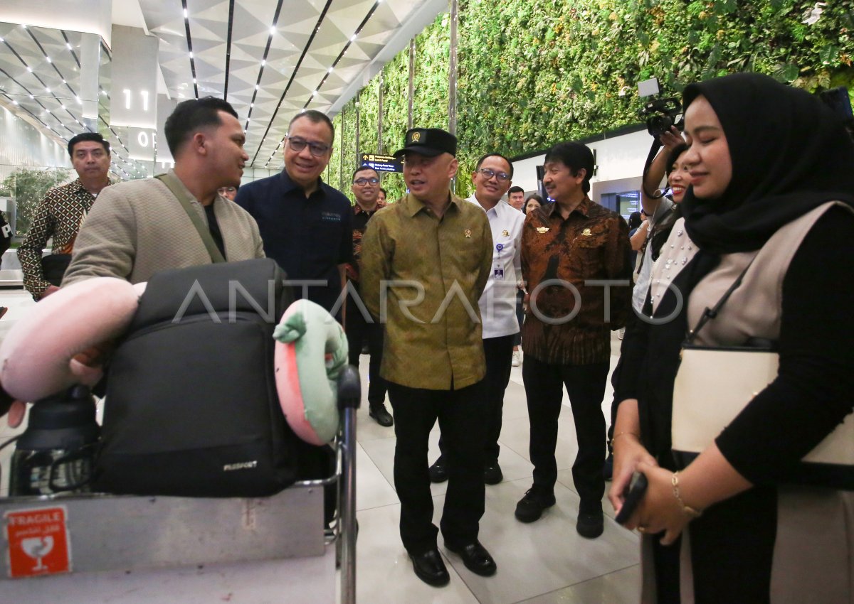 Menhub tinjau mudik di Bandara Soekarno Hatta | ANTARA Foto