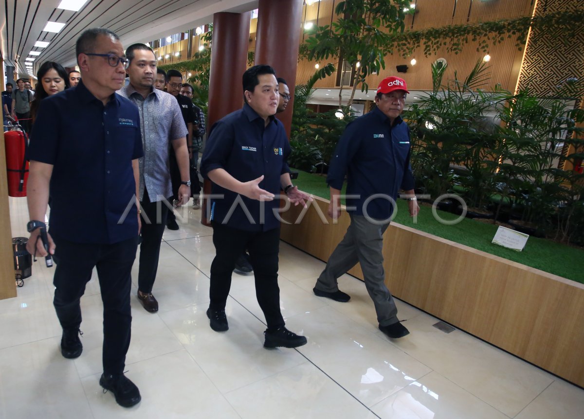 Menteri BUMN tinjau kesiapan terminal khusus umroh | ANTARA Foto