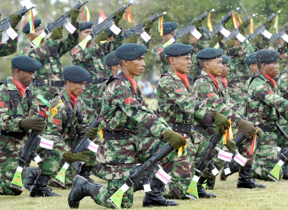 HUT TNI. | ANTARA Foto