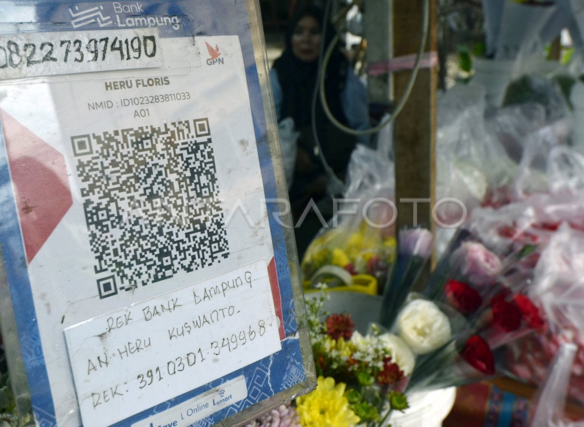 Transaksi QRIS tumbuh 170,1 persen | ANTARA Foto