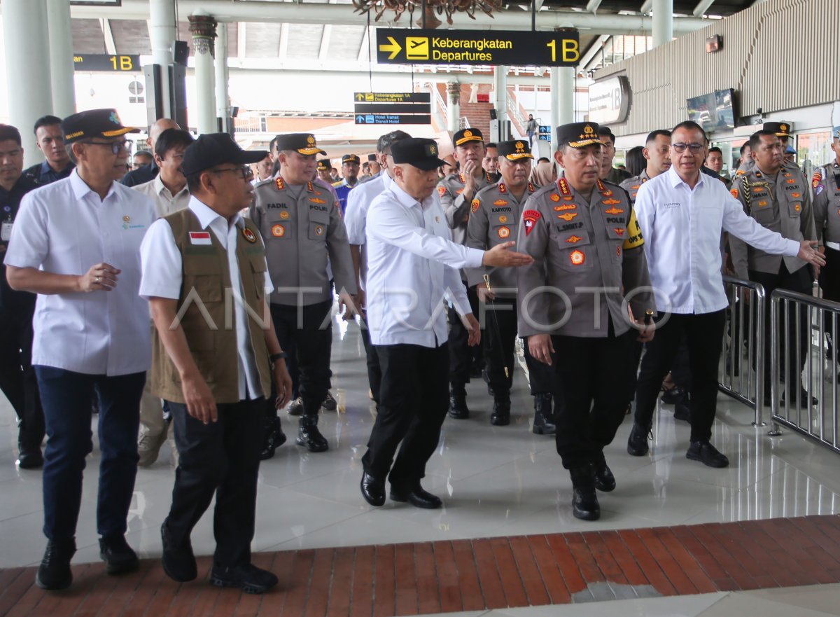 Peninjauan arus mudik di Bandara Soekarno-Hatta | ANTARA Foto