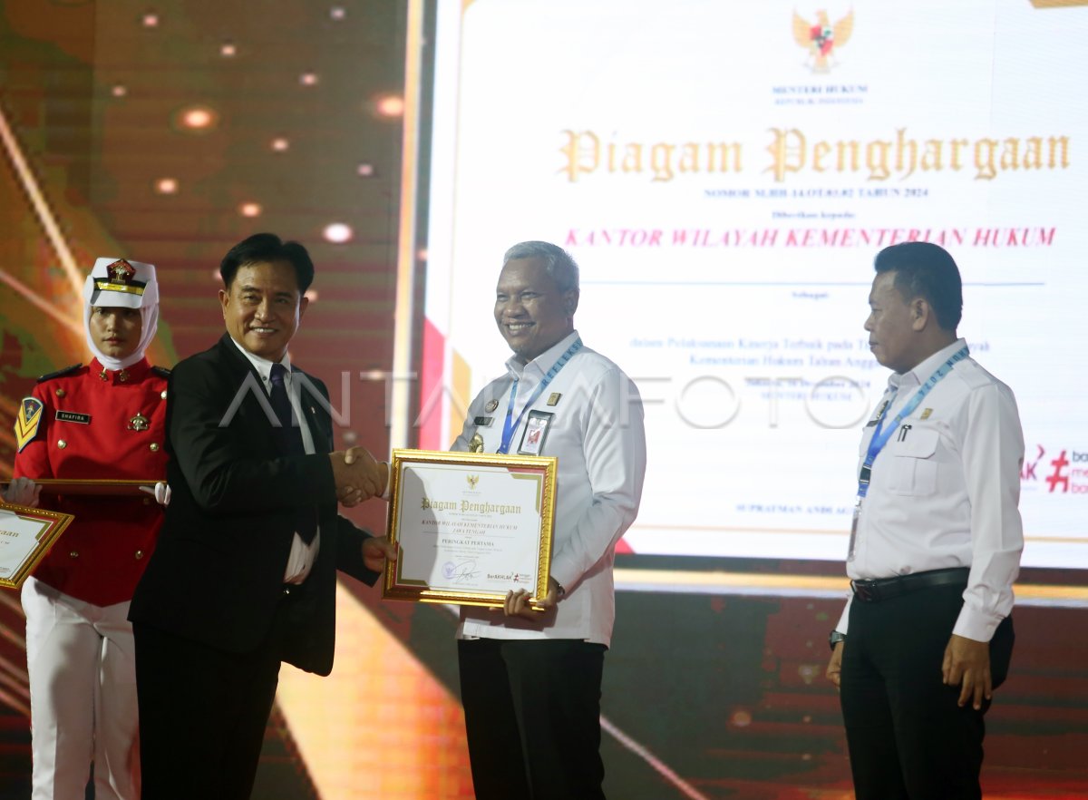 Refleksi Akhir Tahun 2024 Kementerian Koordinator Hukum HAM Imig | ANTARA Foto