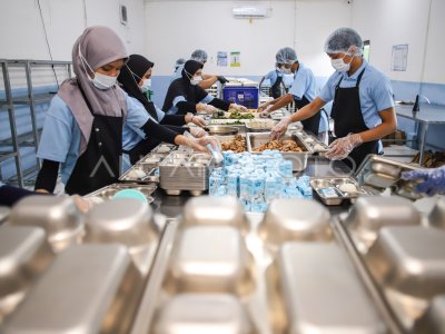 Programme MBG SPPG du Commissariat de Police de Gresik | ANTARA Foto