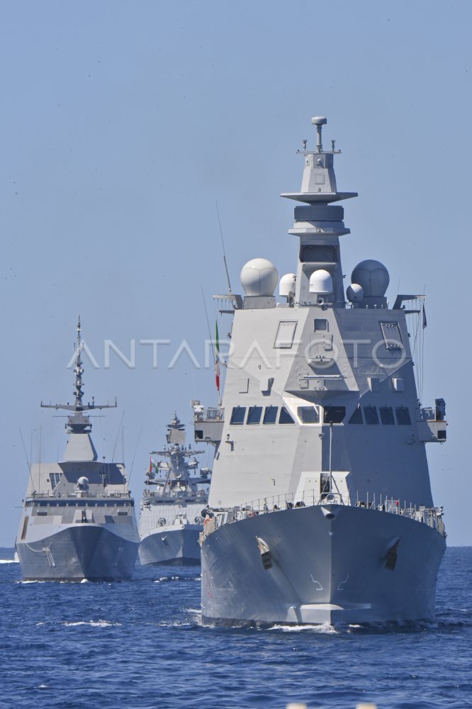 Fase laut Multilateral Naval Exercise Komodo 2023 | ANTARA Foto