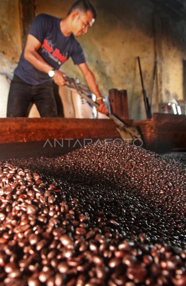 PENGOLAHAN BUBUK KOPI TRADISIONAL ACEH | ANTARA Foto