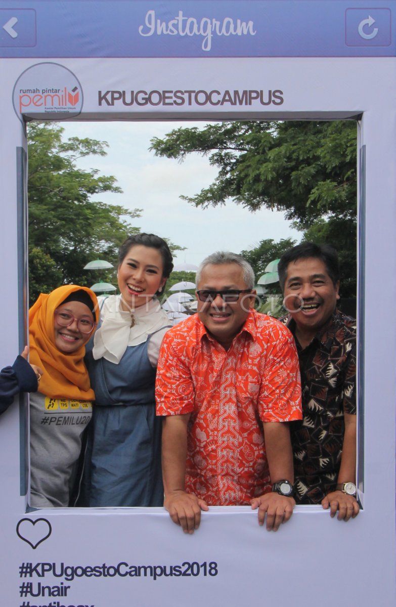 KPU GOES TO CAMPUS | ANTARA Foto