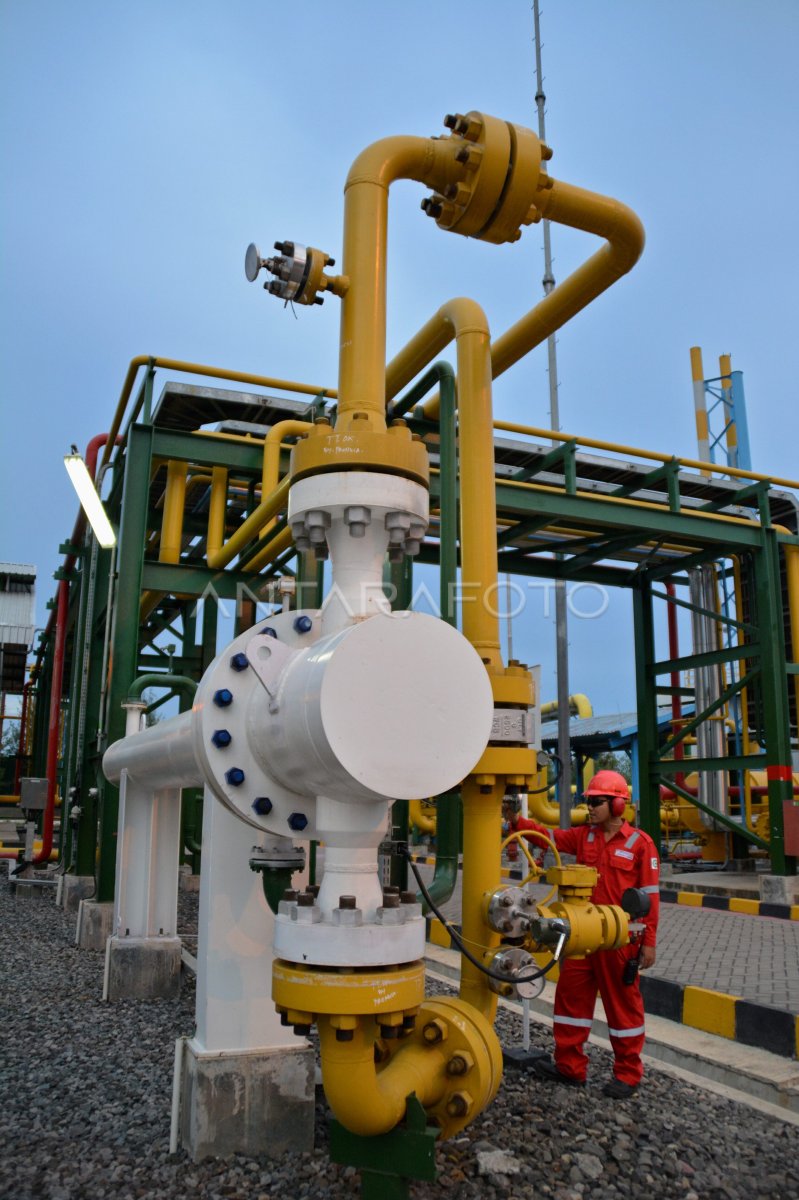 FASILITAS PENYIMPANAN GAS ALAM | ANTARA Foto