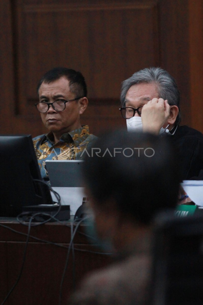 Sidang lanjutan kasus korupsi BTS 4G BAKTI Kominfo | ANTARA Foto