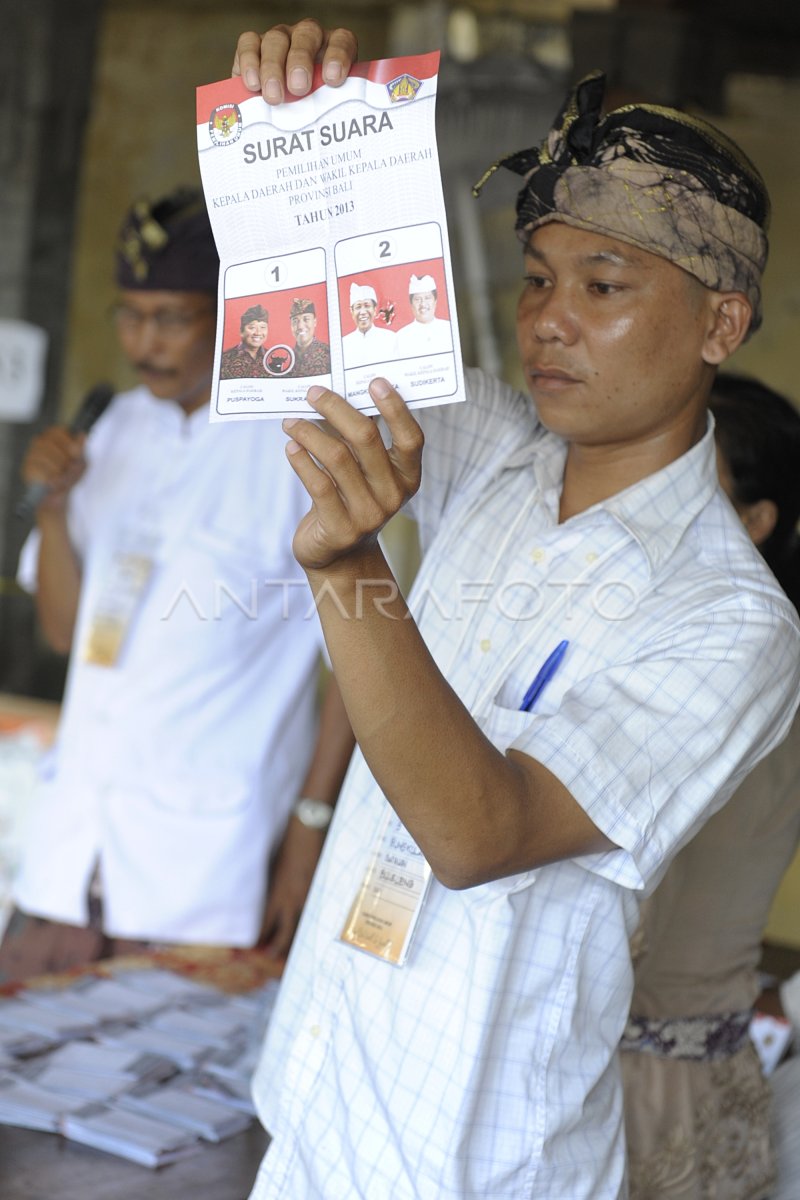 PENGHITUNGAN SUARA | ANTARA Foto