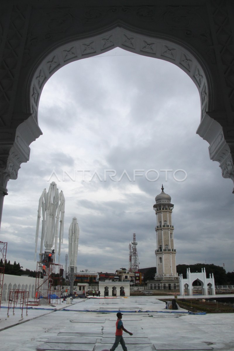 PERKEMBANGAN PROYEK MASJID RAYA BAITURRAHMAN | ANTARA Foto