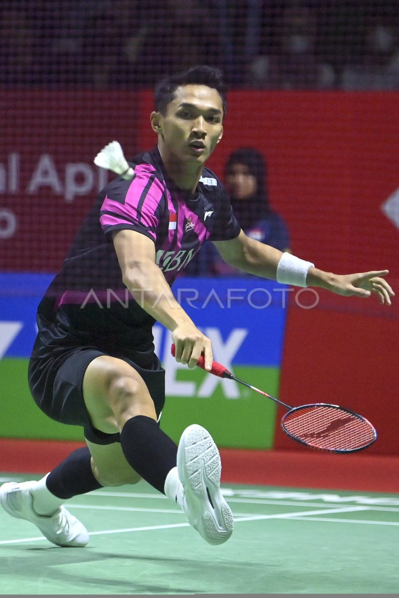 Jonatan Christie melaju ke perempat final | ANTARA Foto