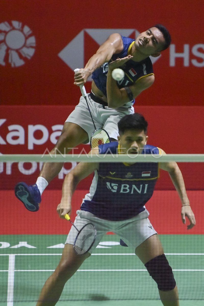 Pramudya and Yeremia loses The Daddies | ANTARA Foto Pramudya and Yeremia loses The Daddies | ANTARA Foto