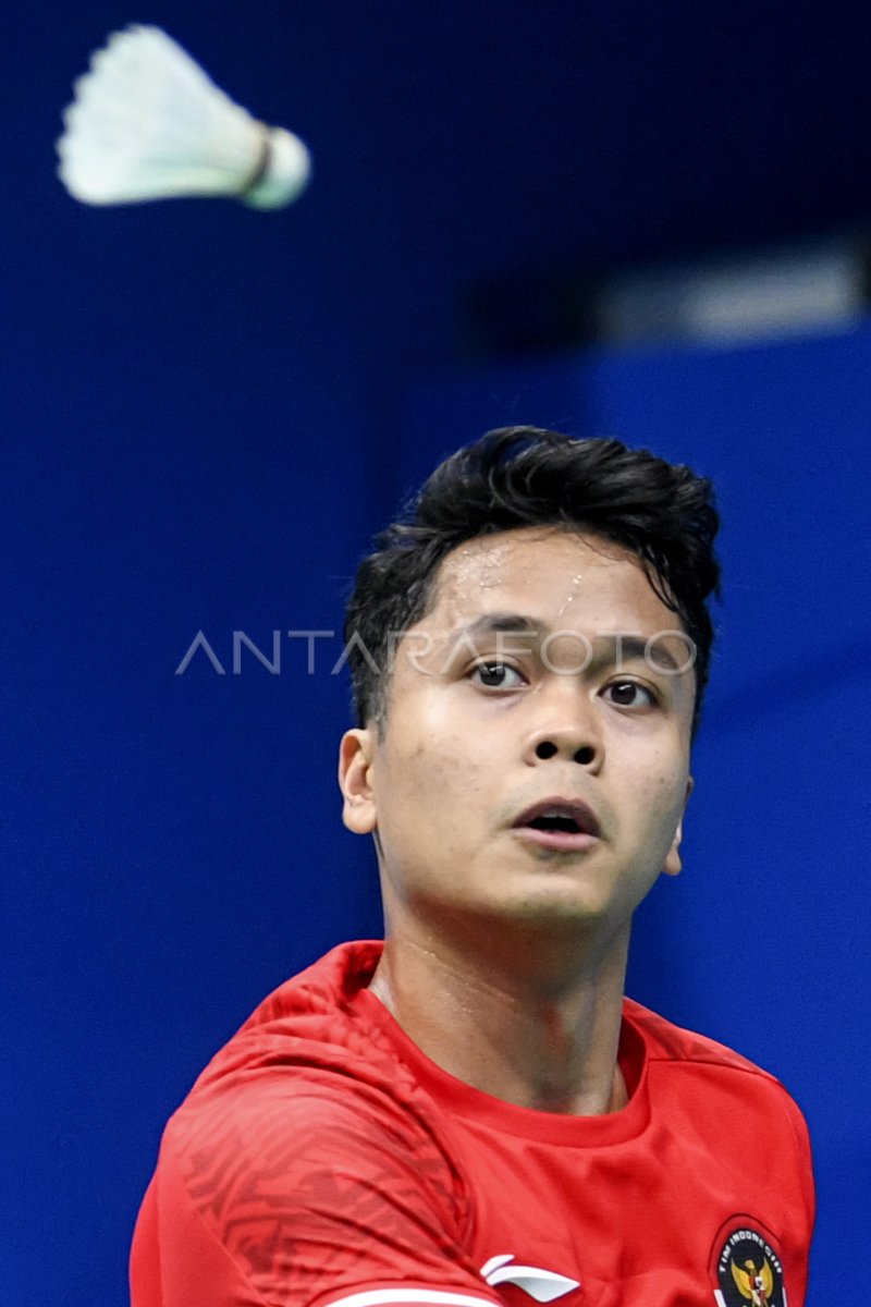 Perempat final beregu bulu tangkis Asian Games 2022 | ANTARA Foto