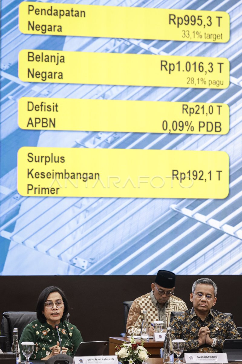 Konferensi pers APBN KiTa | ANTARA Foto