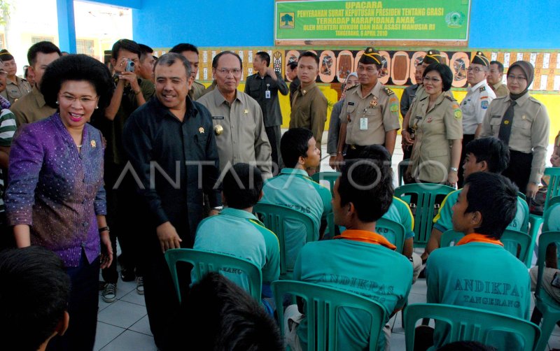 Kunjungan Kerja Menteri Ham | ANTARA Foto Kunjungan Kerja Menteri Ham | ANTARA Foto