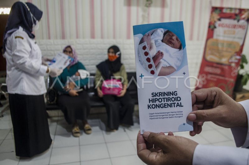 KEMENKES GENCARKAN SKRINING HIPOTIROID KONGENITAL UNTUK BAYI | ANTARA Foto KEMENKES GENCARKAN SKRINING HIPOTIROID KONGENITAL UNTUK BAYI | ANTARA Foto