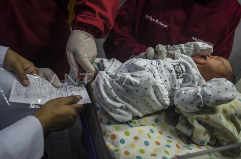 KEMENKES GENCARKAN SKRINING HIPOTIROID KONGENITAL UNTUK BAYI | ANTARA Foto KEMENKES GENCARKAN SKRINING HIPOTIROID KONGENITAL UNTUK BAYI | ANTARA Foto