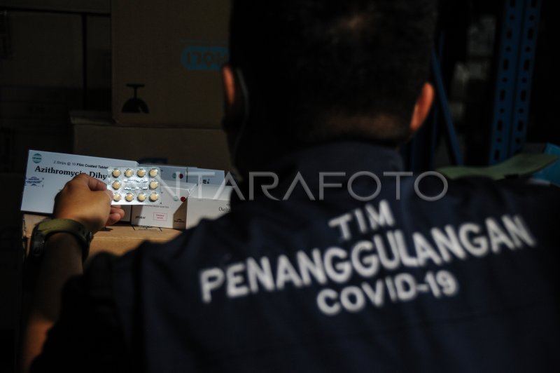 OBAT GRATIS BAGI PASIEN COVID-19 | ANTARA Foto