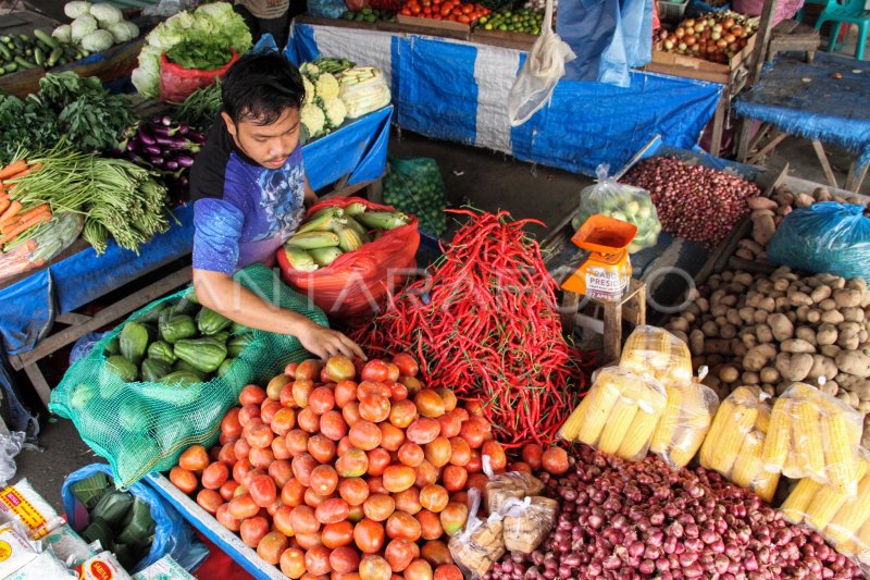 LONJAKAN HARGA SAYUR MAYUR DAMPAK ERUPSI GUNUNG SINABUNG | ANTARA Foto LONJAKAN HARGA SAYUR MAYUR DAMPAK ERUPSI GUNUNG SINABUNG | ANTARA Foto