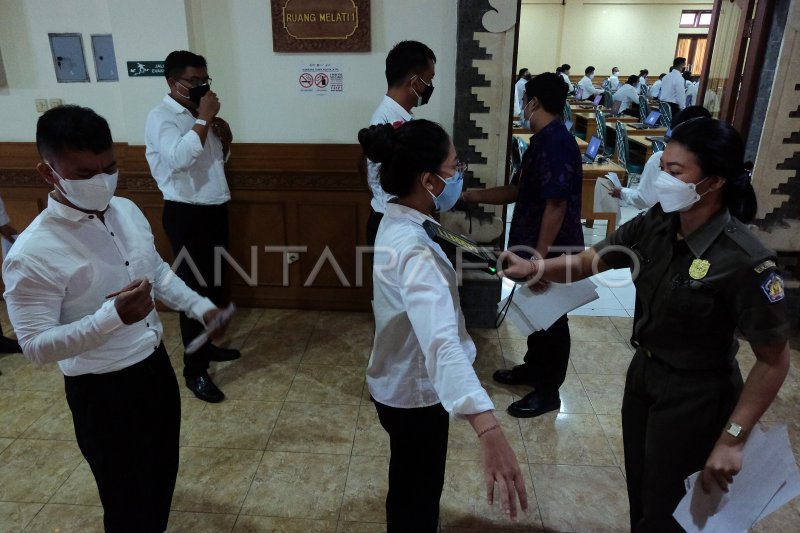 Ujian Skd Cpns Di Provinsi Bali Antara Foto