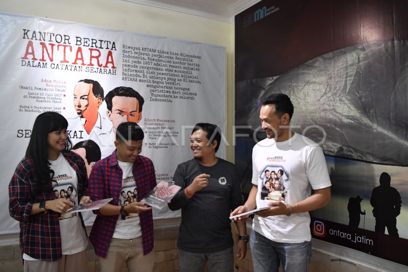 KUNJUNGAN ARTIS FILM GARA-GARA WARISAN | ANTARA Foto