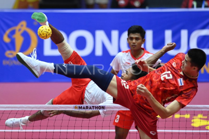 SEA GAMES 2021 : SEPAK TAKRAW QUADRAN PUTRA RAIH PERAK | ANTARA Foto