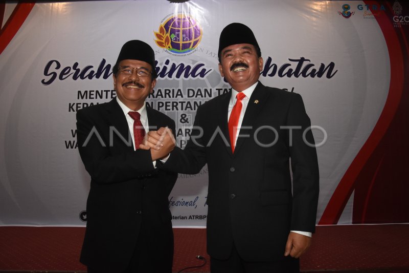 SERTIJAB MENTERI ATR/KEPALA BPN | ANTARA Foto SERTIJAB MENTERI ATR/KEPALA BPN | ANTARA Foto