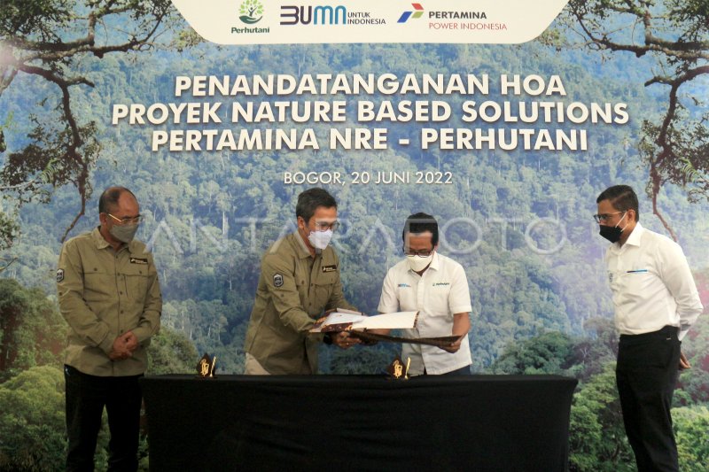 PROYEK NATURE BASED SOLUTIONS PERTAMINA PPI-PERHUTANI | ANTARA Foto PROYEK NATURE BASED SOLUTIONS PERTAMINA PPI-PERHUTANI | ANTARA Foto
