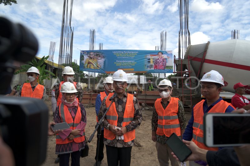 PELUNCURAN PEMBANGUNAN GEDUNG KULIAH TERPADU SBSN UIN YOGYAKARTA | ANTARA Foto
