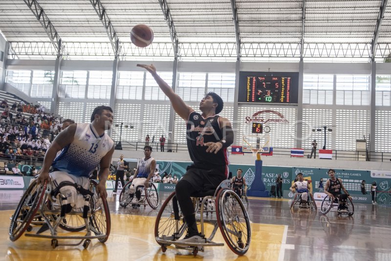 BASKET KURSI RODA 5X5 APG 2022 | ANTARA Foto