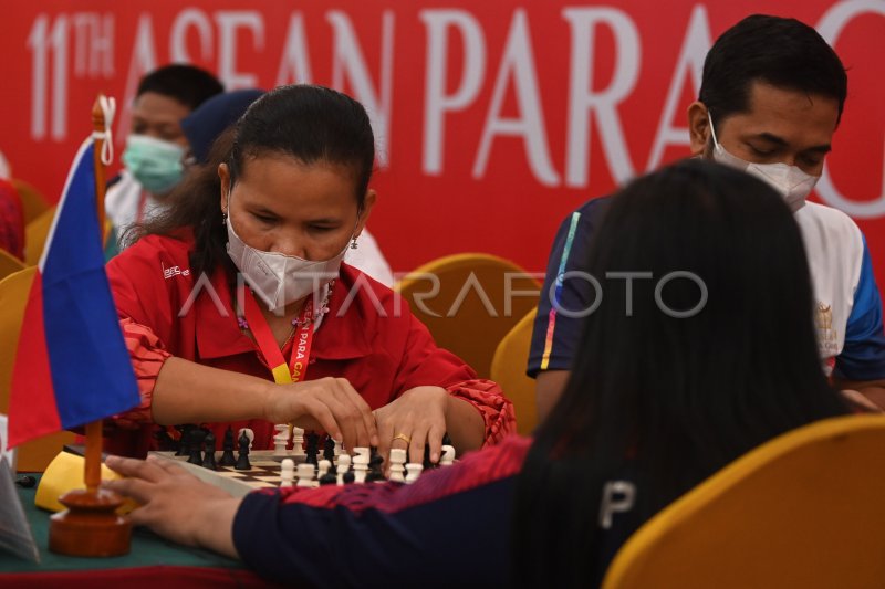 Final Catur Putri Asean Para Games 2022 Antara Foto
