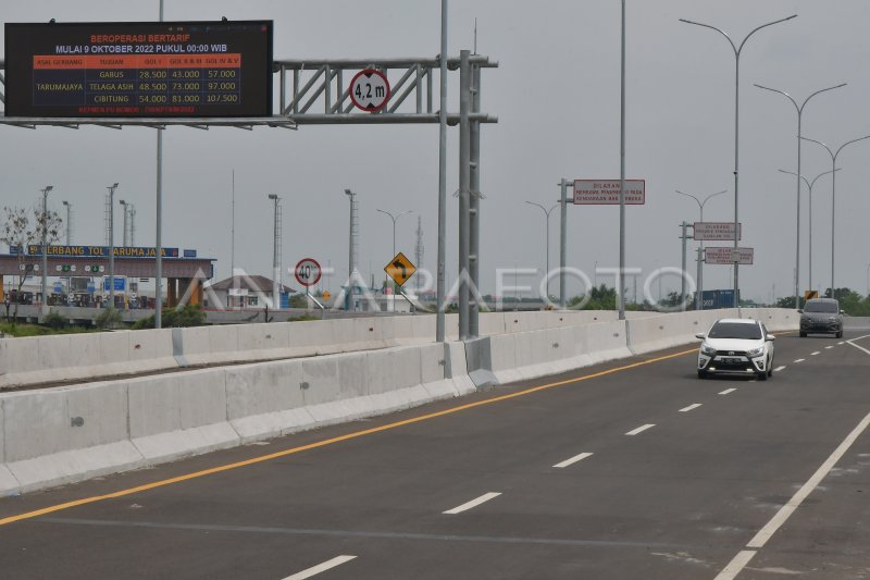 Pemberlakuan Tarif Di Tol Cibitung Cilincing Antara Foto 