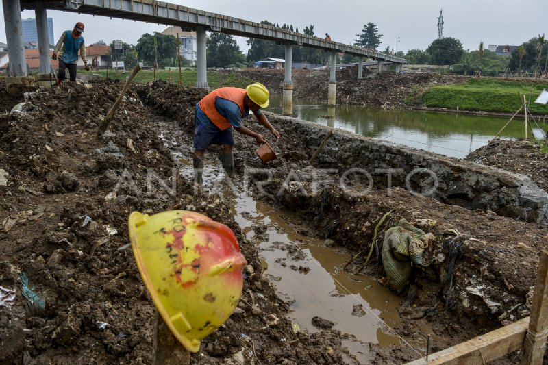 PROGRES PEMBANGUNAN WADUK LEBAK BULUS | ANTARA Foto PROGRES PEMBANGUNAN WADUK LEBAK BULUS | ANTARA Foto