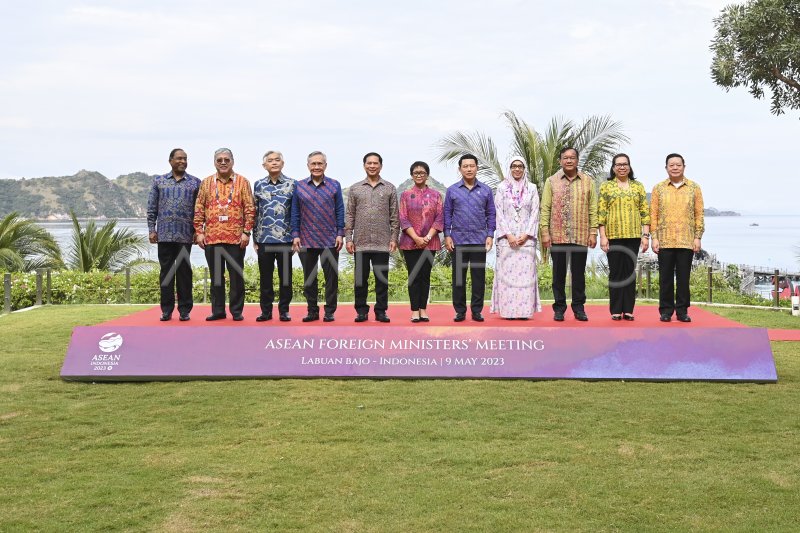 ASEAN Foreign Ministers Meeting KTT ASEAN | ANTARA Foto ASEAN Foreign Ministers Meeting KTT ASEAN | ANTARA Foto
