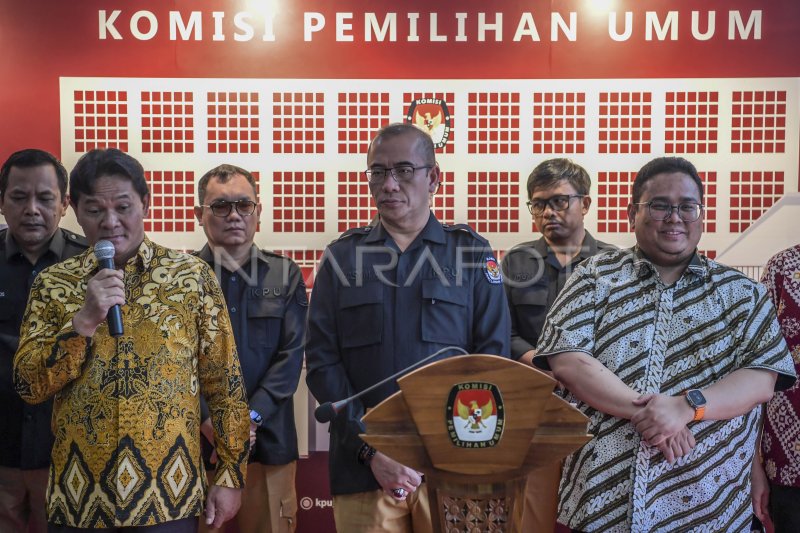 KPU akan merevisi PKPU no 10 tahun 2023 | ANTARA Foto KPU akan merevisi PKPU no 10 tahun 2023 | ANTARA Foto