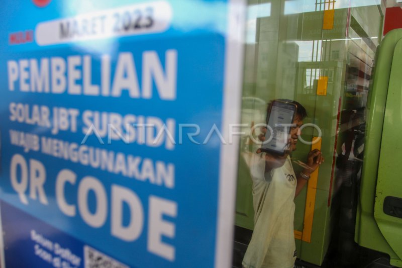 Penggunaan QR Code Subsidi Tepat di Riau | ANTARA Foto Penggunaan QR Code Subsidi Tepat di Riau | ANTARA Foto