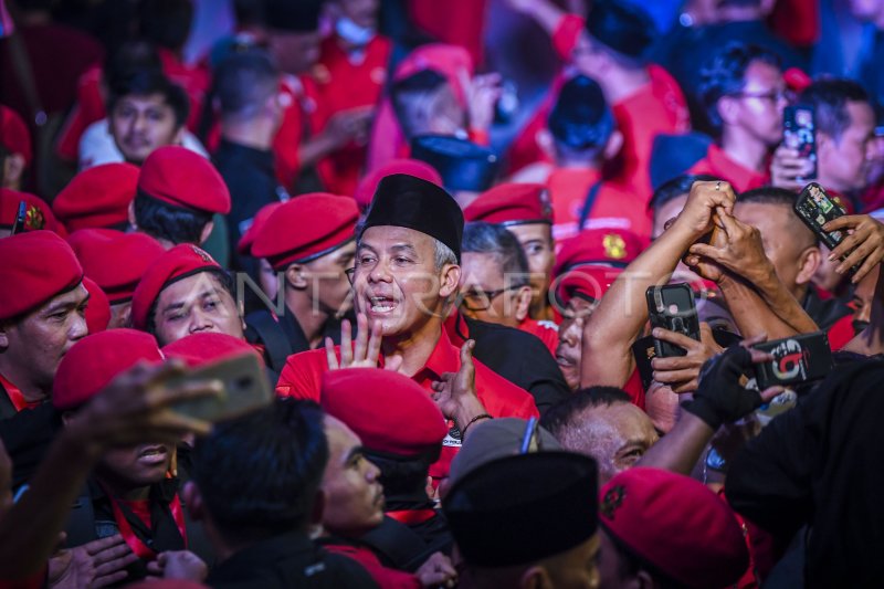Konsolidasi akbar pemenangan PDI Perjuangan | ANTARA Foto Konsolidasi akbar pemenangan PDI Perjuangan | ANTARA Foto