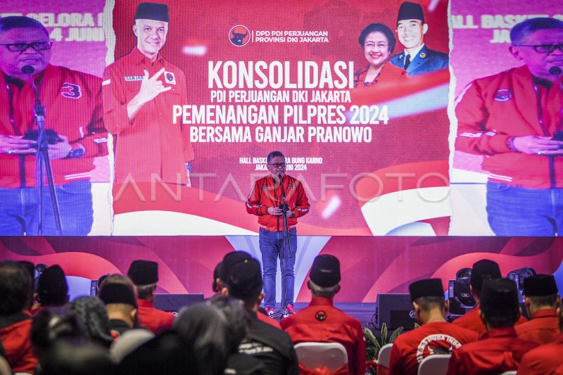 Konsolidasi akbar pemenangan PDI Perjuangan | ANTARA Foto Konsolidasi akbar pemenangan PDI Perjuangan | ANTARA Foto