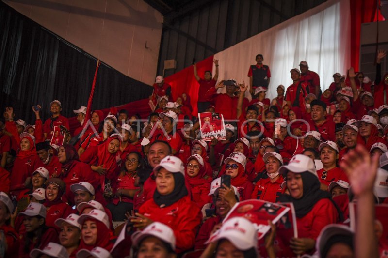 Konsolidasi akbar pemenangan PDI Perjuangan | ANTARA Foto Konsolidasi akbar pemenangan PDI Perjuangan | ANTARA Foto